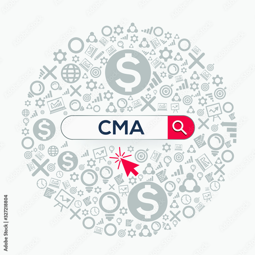 CMA mean (certified management accountant) Word written in search bar ...
