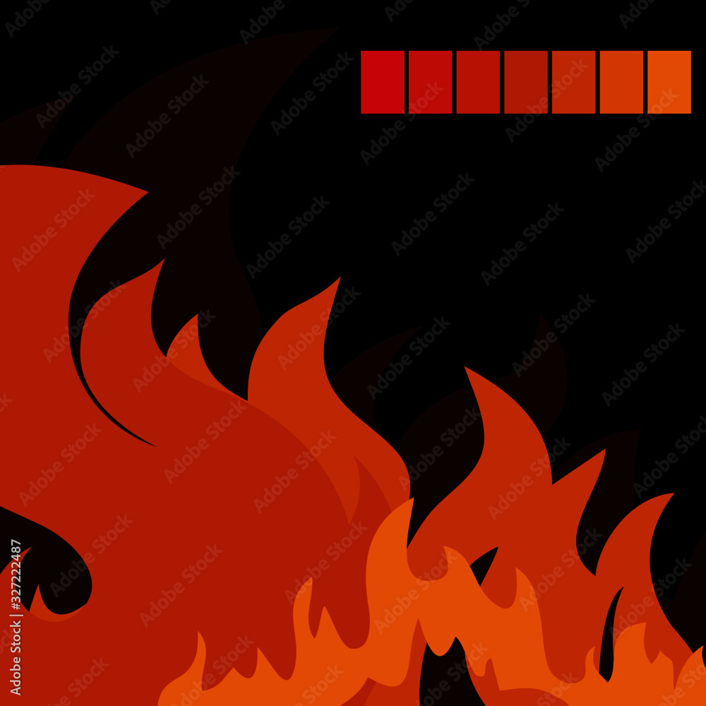 fire background yellow colors shades fire Stock Vector | Adobe Stock