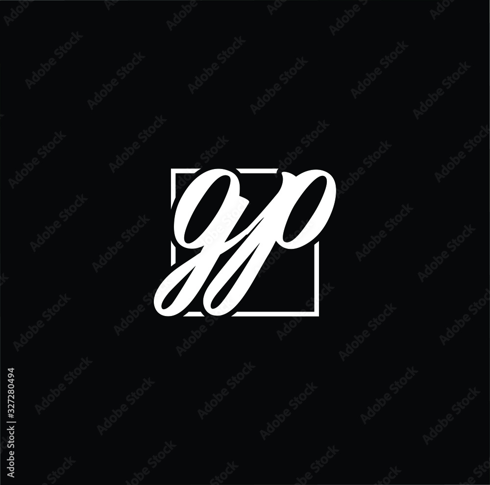 Initial based modern and minimal Logo. GP PG letter trendy fonts ...