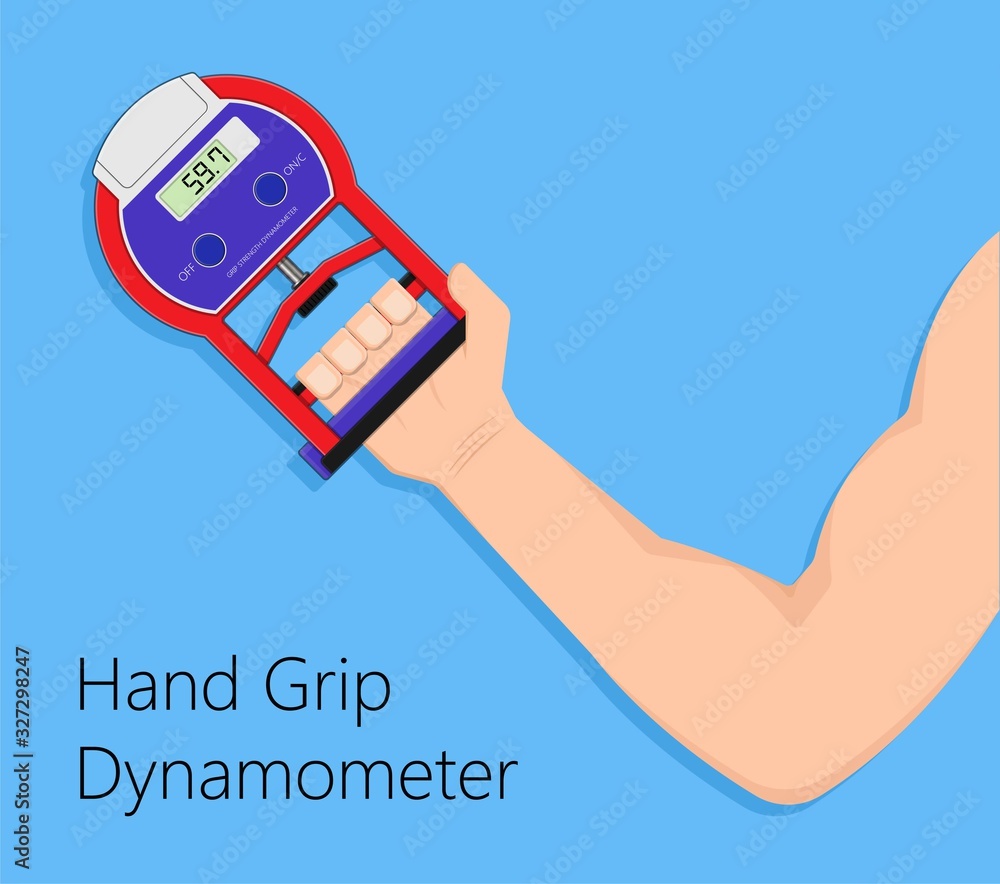 Handgrip Muscle Strength Scale Dynamometer Testing measure therapist ...