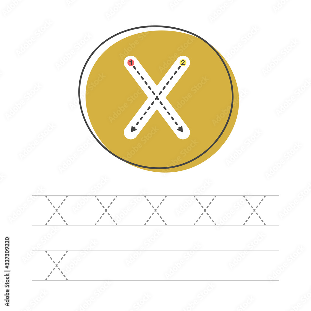 Learning To Write A Letter A Practical Sheet From A Set Of Exercises