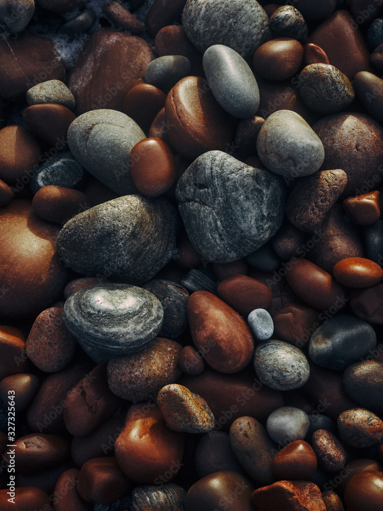 pebbles on the beach Stock Photo | Adobe Stock