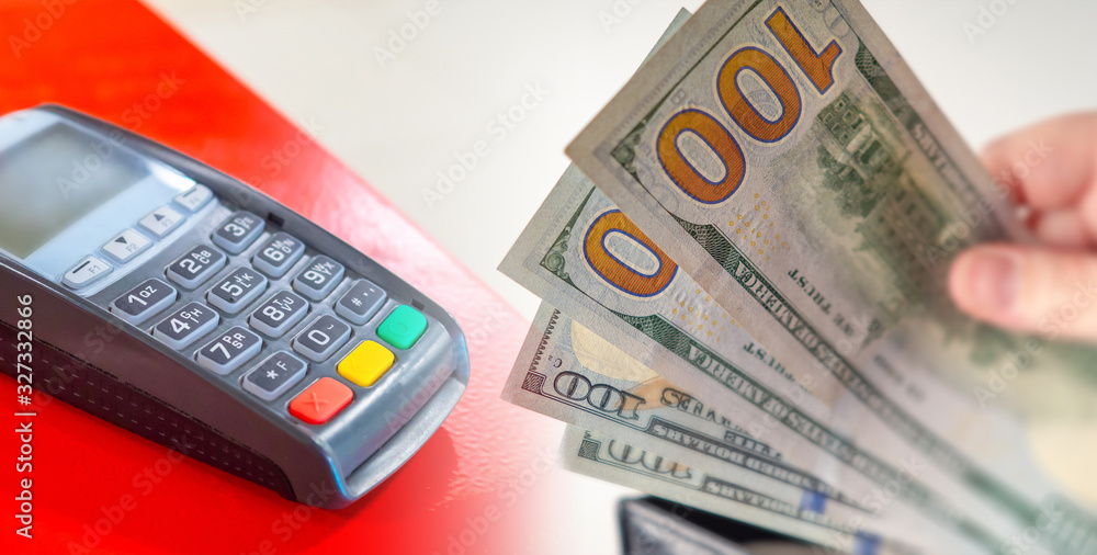 Method of payment. Cash payments or non-cash payments. Dollars and the ...
