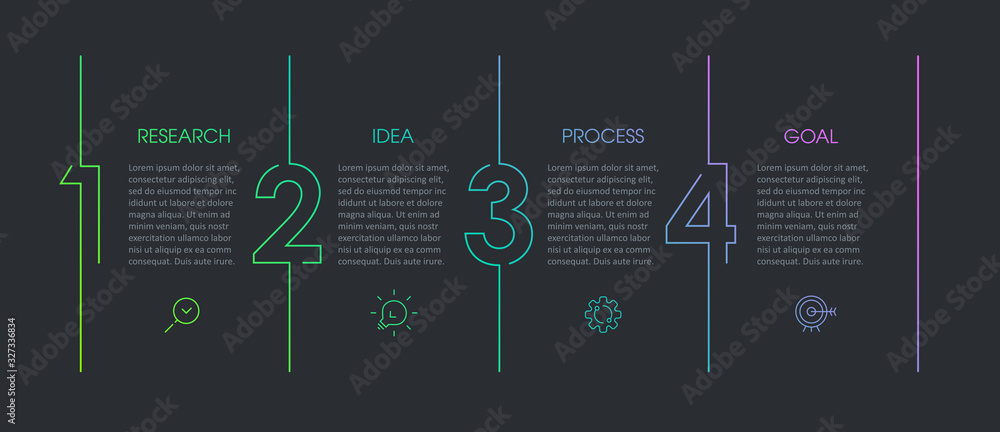 Vector infographic template Stock Vector | Adobe Stock