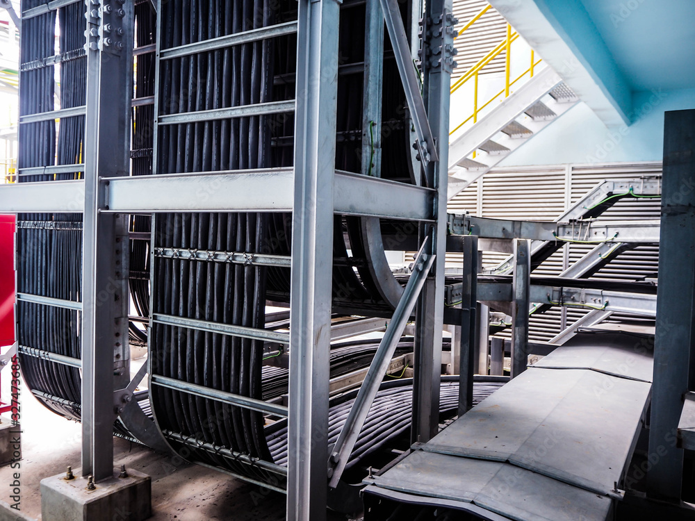 Conduit and cable tray was installed in power plant which popular in ...