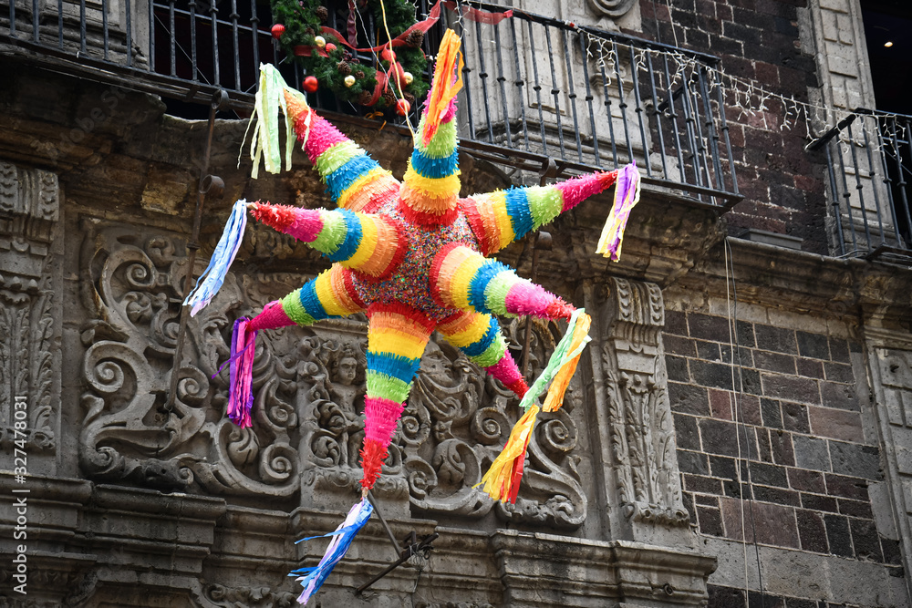 Pinata is a symbol of the Mexican culture. Stock Photo | Adobe Stock