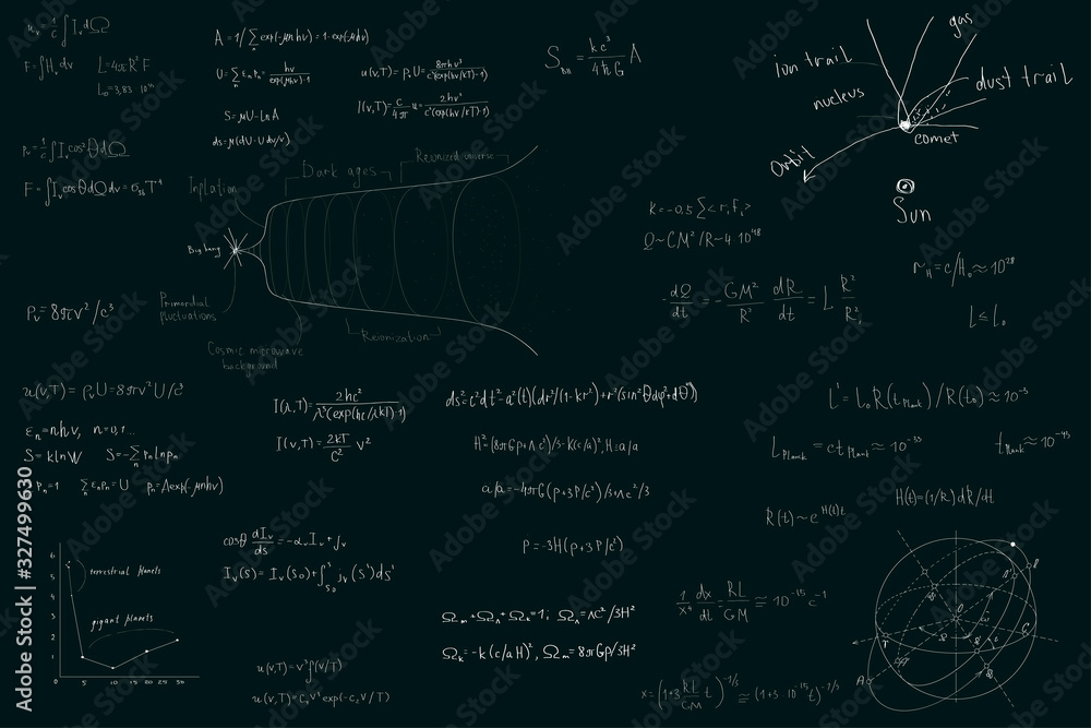 Astronomy Math Equations