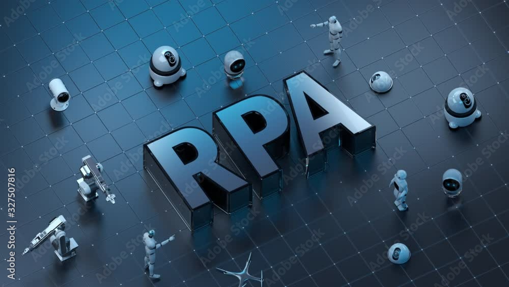 Various robot, cyborg machine, explaining Robotic Process Automation ...