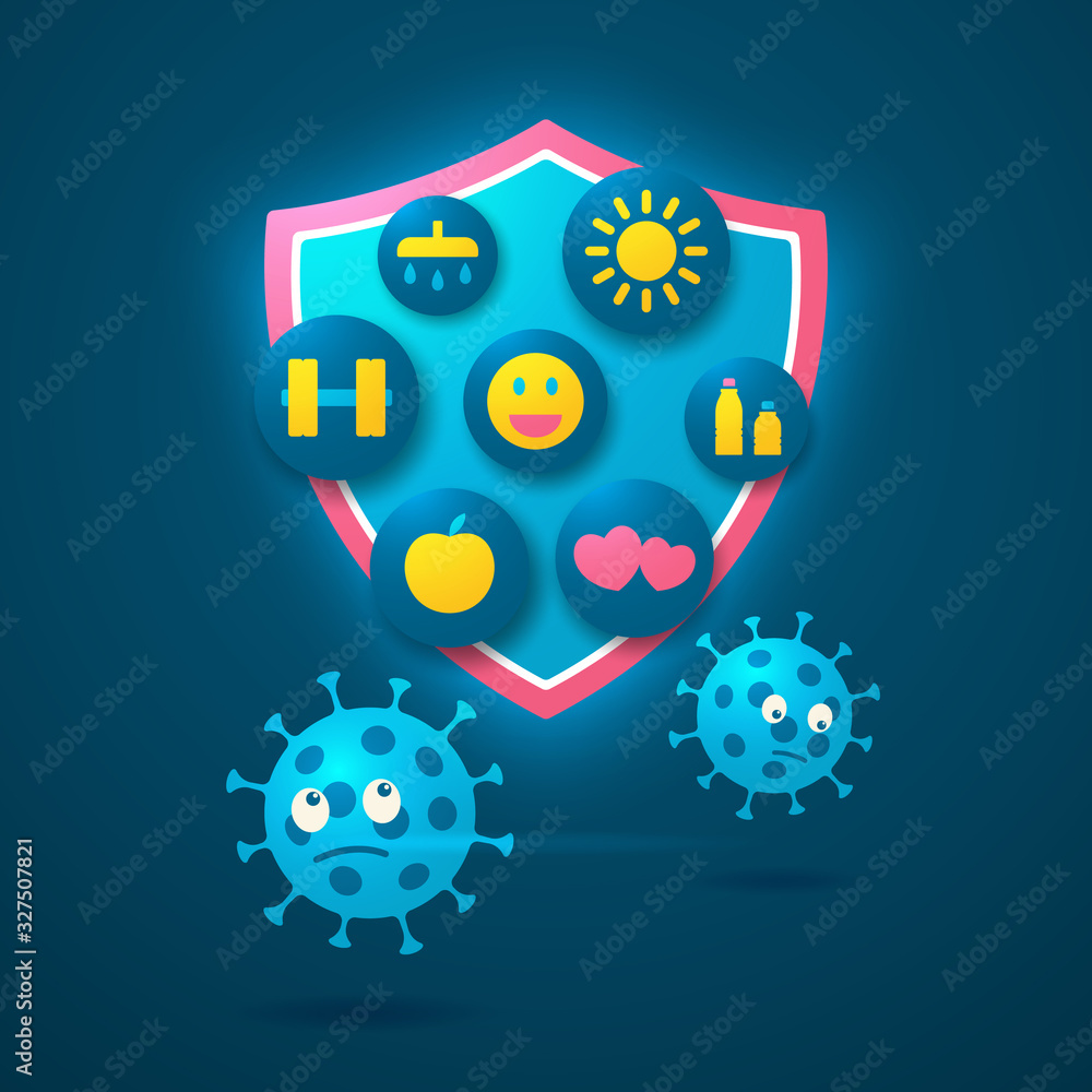 The concept of a good human immunity and a healthy lifestyle in the ...