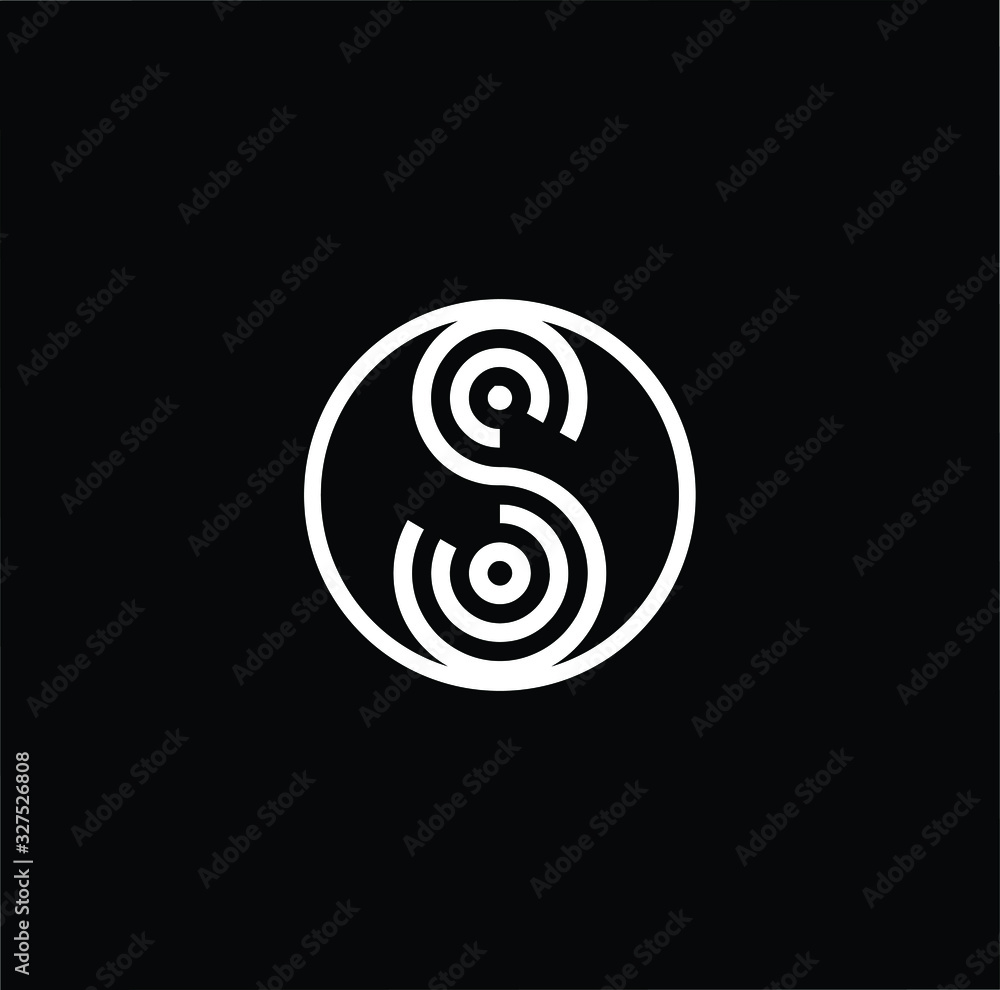 Initial based modern and minimal Logo. S SS SSS letter trendy fonts ...