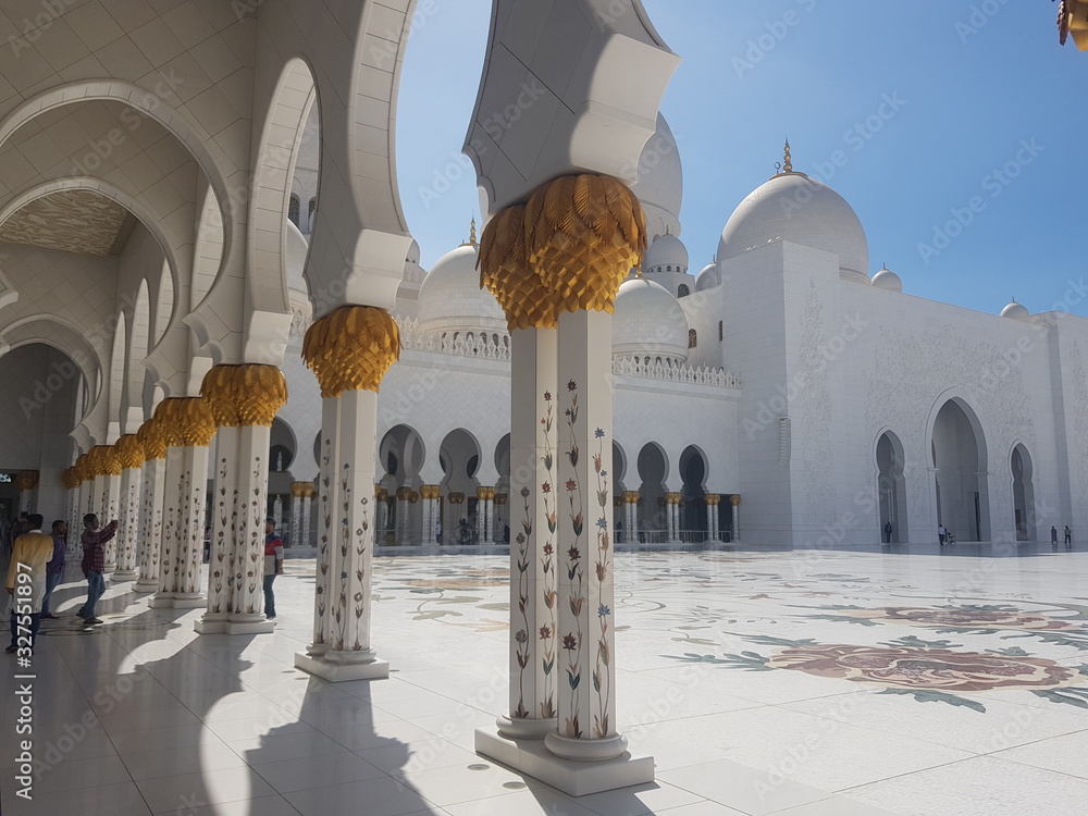 sheikh Zayed Grand Mosque Stock Photo | Adobe Stock