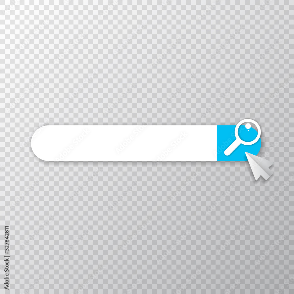 Search bar icon design template. Search bar ui design element isolated ...