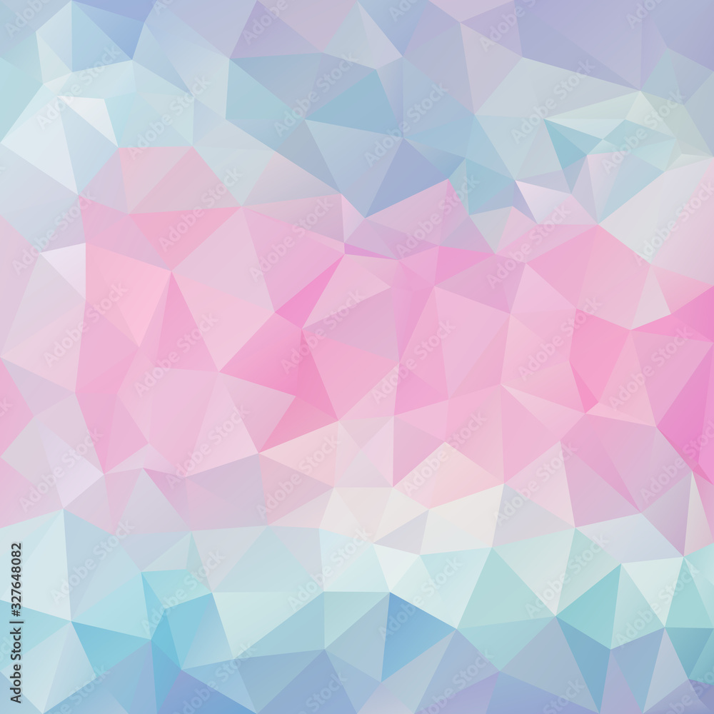 vector abstract irregular polygon square background - triangle low poly ...