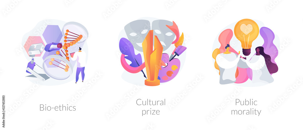 Ethical and medical issues metaphors. Bioethics, cultural prize, public ...