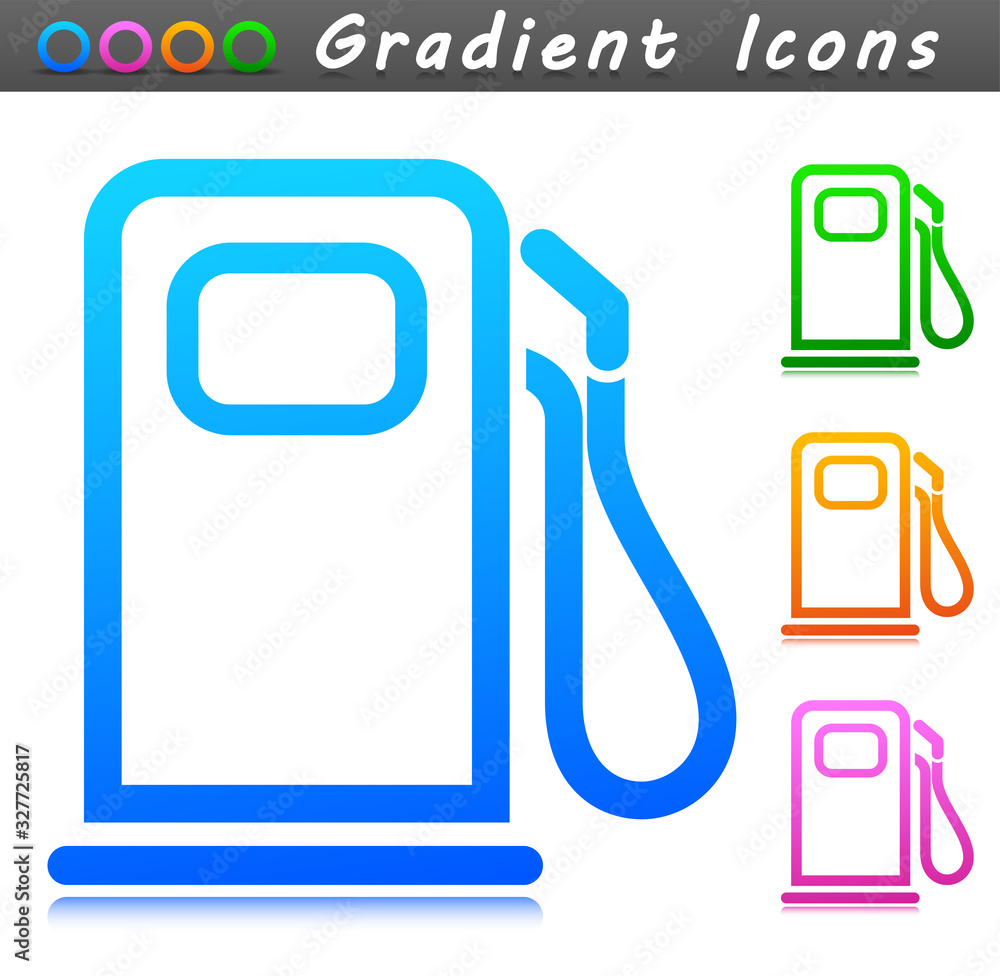 Vector fuel pump symbol icon Stock Vector | Adobe Stock