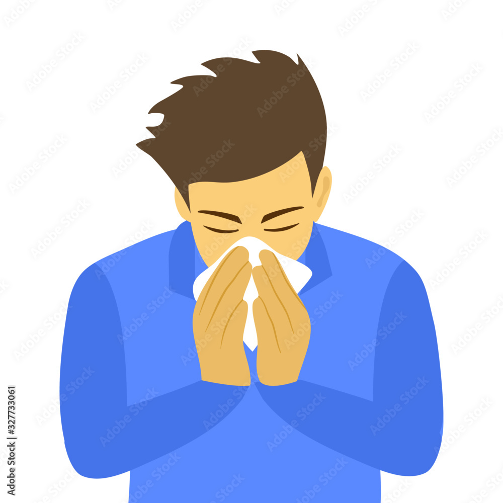 Sneezing Person
