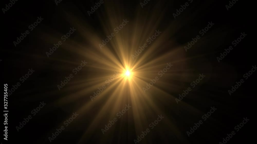sun light lens flare art animation background Stock Video | Adobe Stock