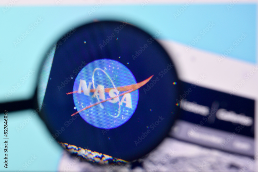 Homepage of nasa website on the display of PC, url - nasa.gov. Stock ...