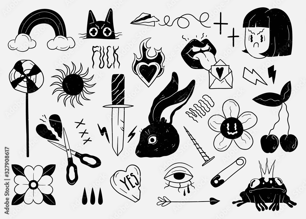 Cartoon Style Tattoos