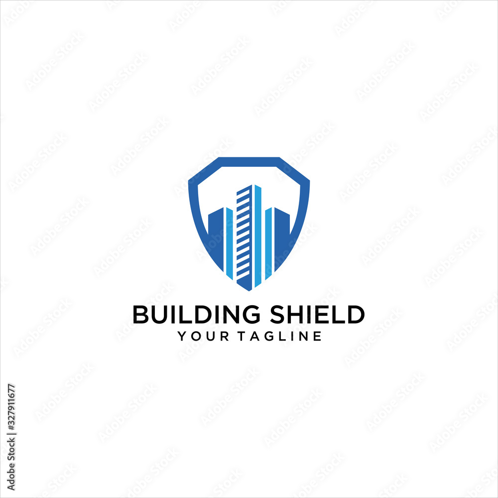 shield building logo vector creative illustration design, Logo Shield ...