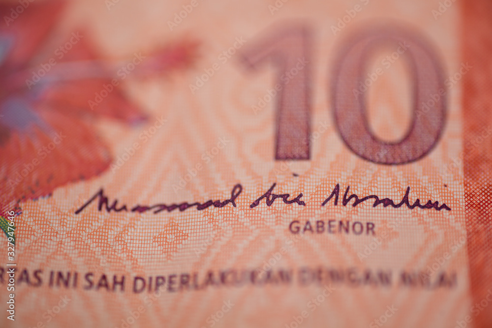 Malaysia Currency Of Malaysian Ringgit Banknotes Background Paper