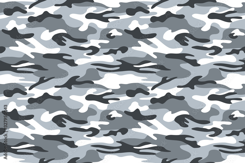 Seamless classic camouflage pattern. Camo fishing hunting vector ...