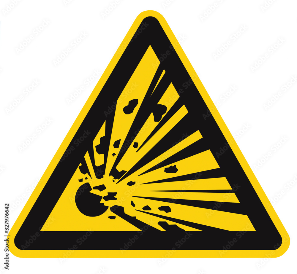 Danger, blasting area, authorized personnel only, stay away, hazard ...