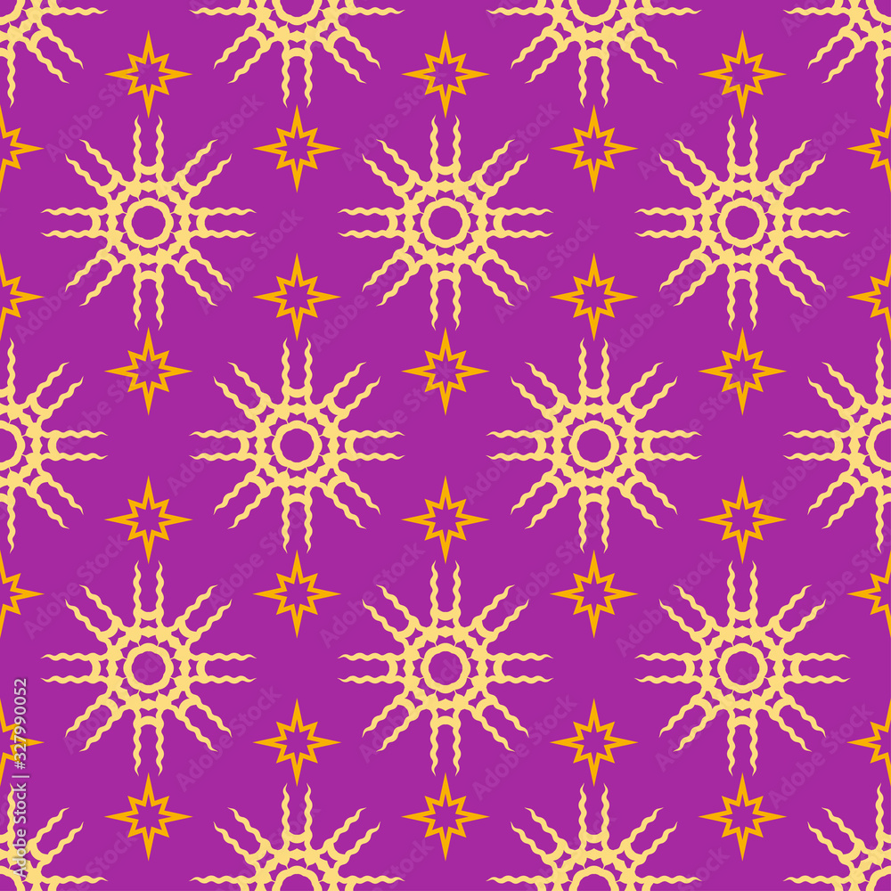 Geometric Pattern On Purple Wallpaper | Abstract Background | Vector ...
