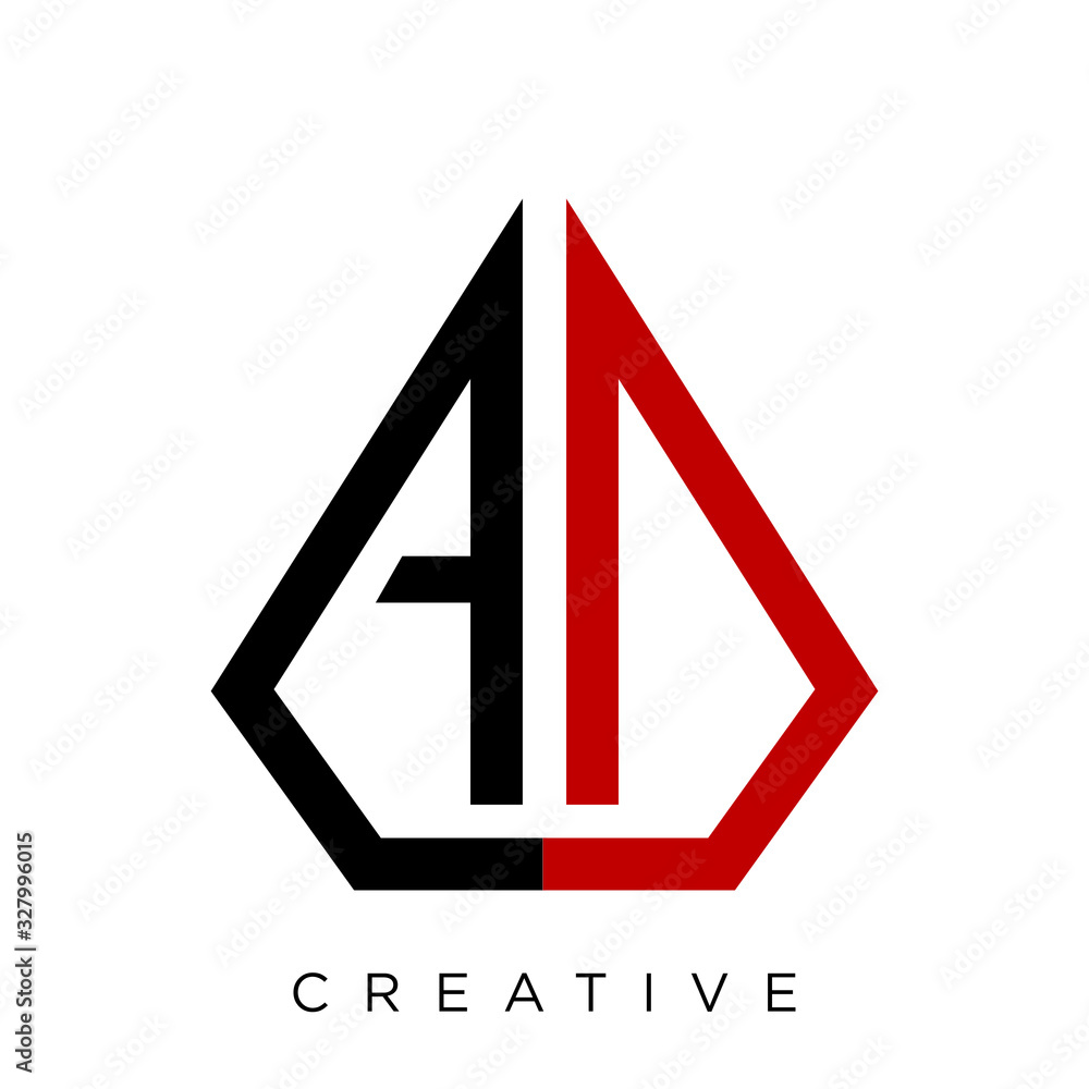 ad logo design vector Stock Vector | Adobe Stock