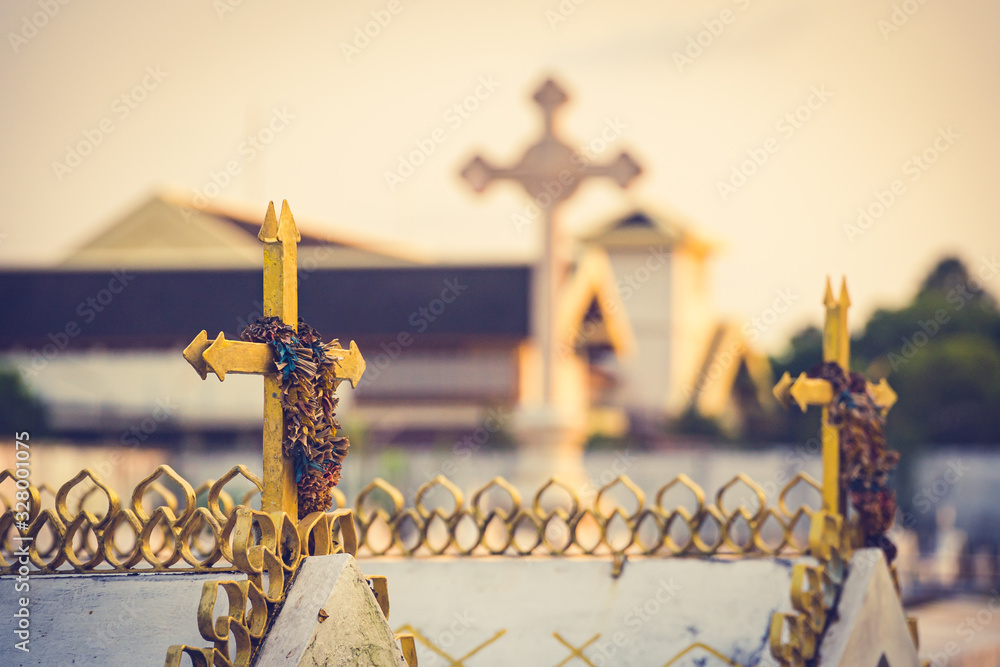 Jesus Christ cross. The Crucifixion, Resurrection and Easter concept ...