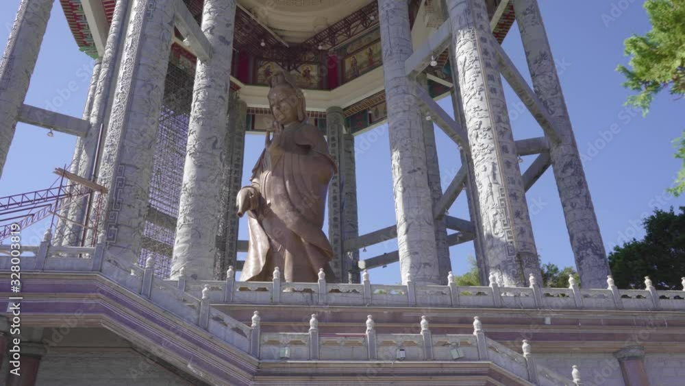The Gigantic Statue Of Kuan Yin, Goddes Of Mercy Sheltered At The Kuan ...