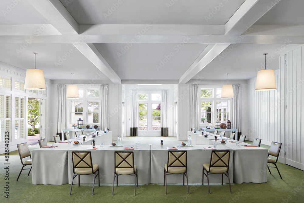 Conference room in a luxury resort Stock Photo | Adobe Stock