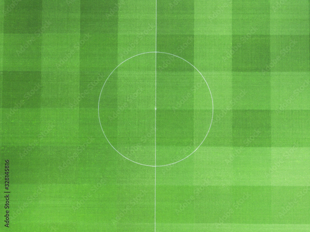 Green grass pattern of soccer field from above. Stock Photo | Adobe Stock