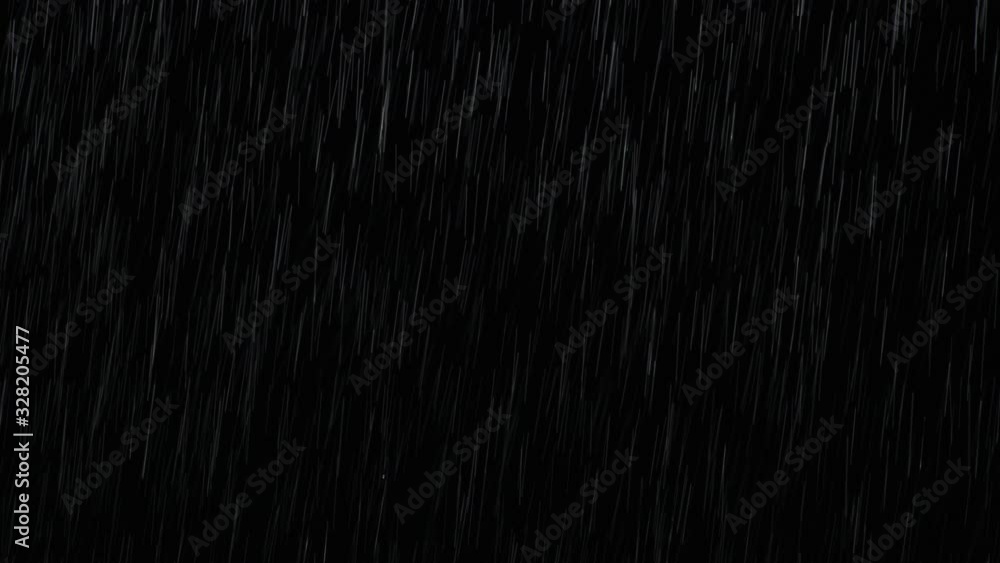4k Loop Rain Drops Falling Alpha, Real Rain, High quality Thunder ...