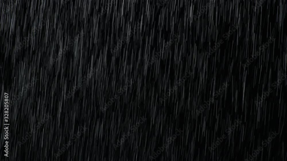 4k Loop Rain Drops Falling Alpha, Real Rain, High quality Thunder ...