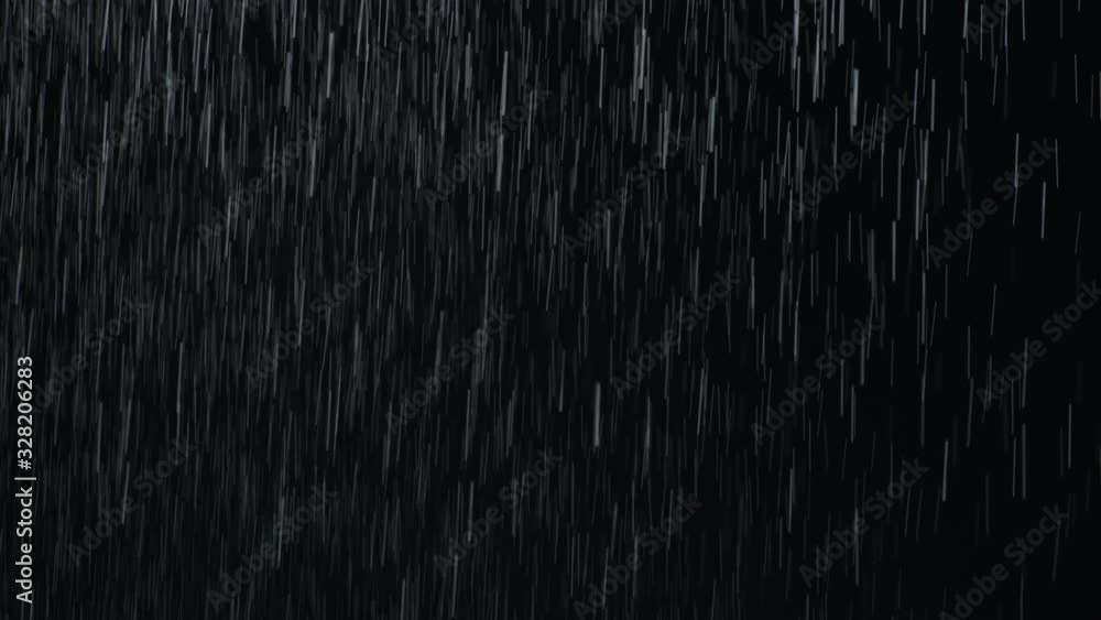 4k Loop Rain Drops Falling Alpha, Real Rain, High quality Thunder ...