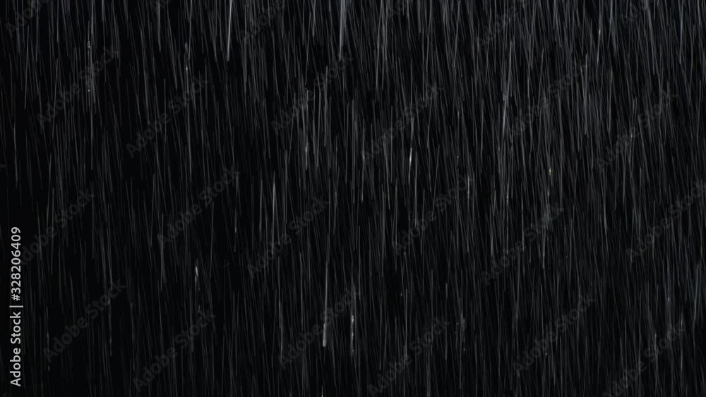4k Loop Rain Drops Falling Alpha, Real Rain, High quality Thunder ...