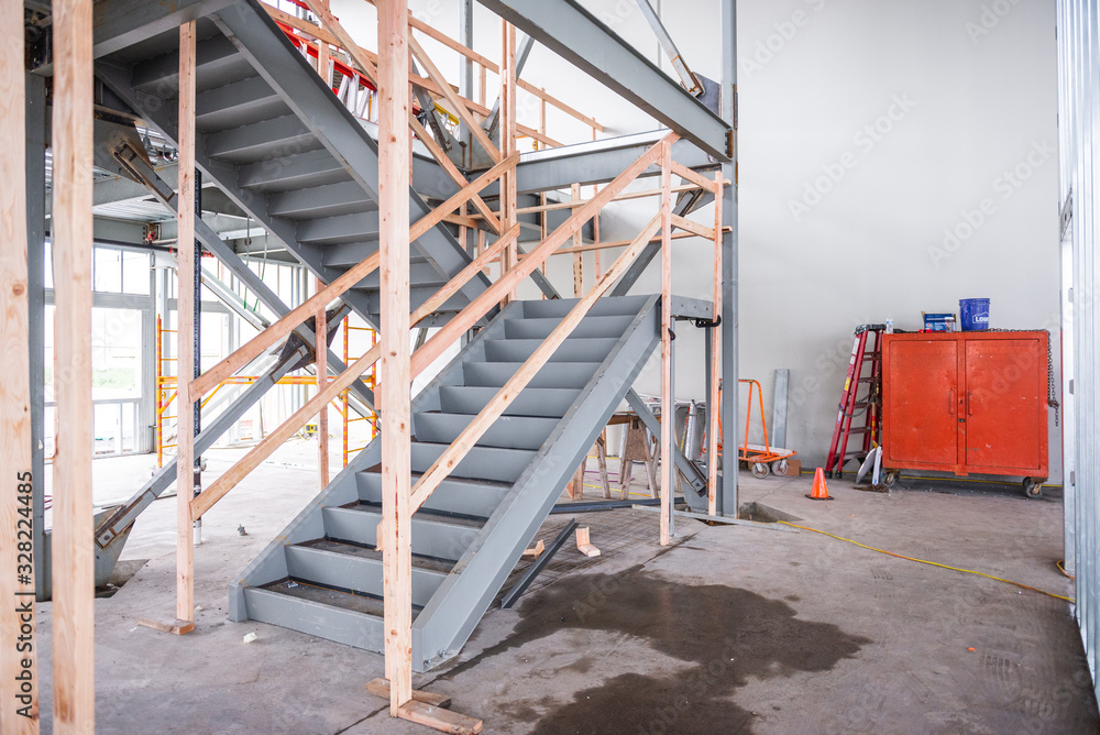 Structural Steel Stairs Stock Photo | Adobe Stock