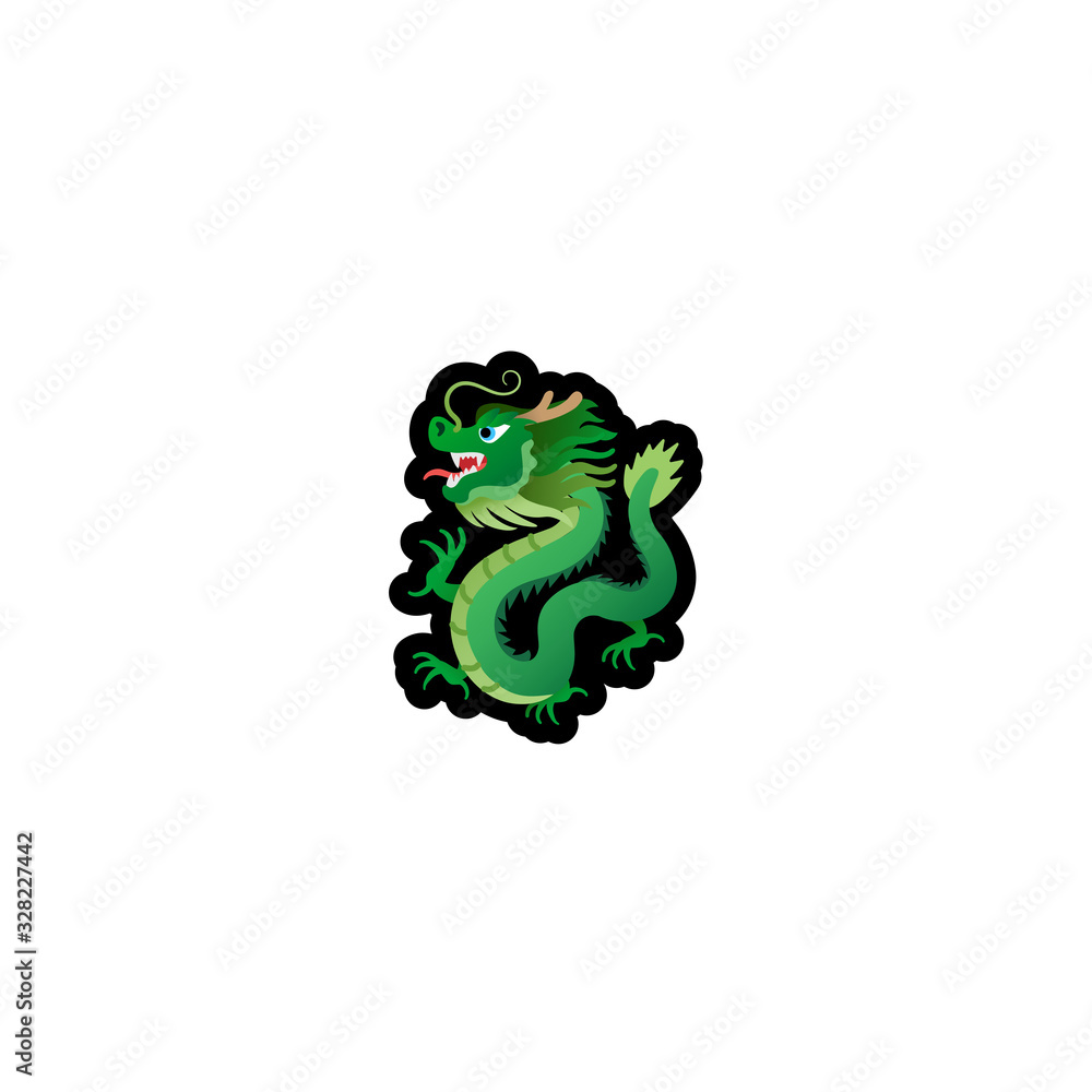 Dragon Isolated Realistic Vector Icon. Dragon, Monster Cartoon ...