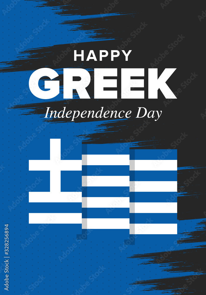 Greek Independence Day. National happy holiday, celebrated annual in ...