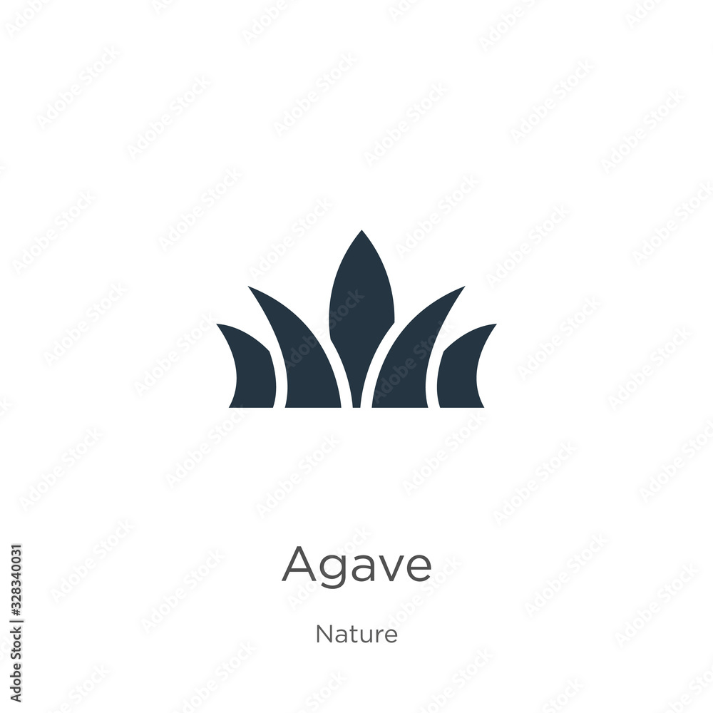 Agave icon vector. Trendy flat agave icon from nature collection ...