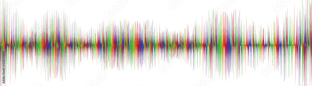 Colorful Line Digital Sound Wave,earthquake wave concept,design for ...