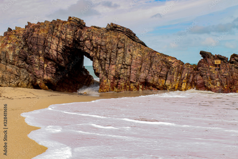 Pedra Furada - Jericoacoara - Ceará - Brazil - A brazilian famous rock ...
