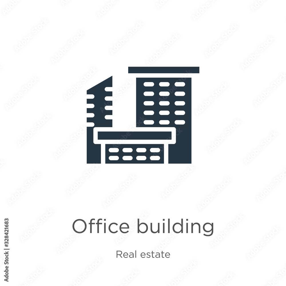 Business Building Icon Vector