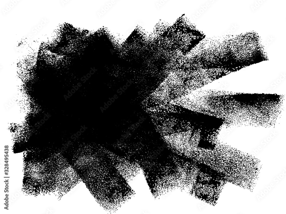 Grunge Roller Brush Stroke Paint Texture Background Stock Vector ...