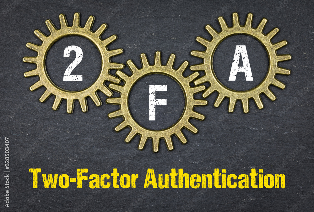 2FA Two-Factor Authentication Stock Photo | Adobe Stock