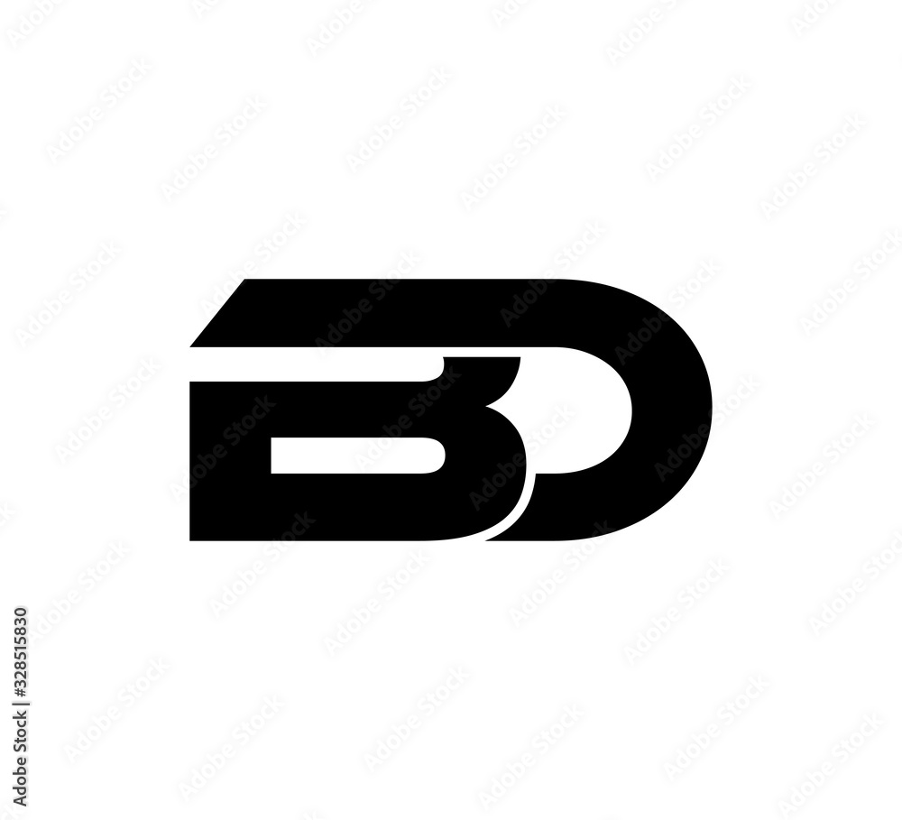 Initial 2 Letter Logo Modern Simple Black BD Stock Vector Adobe Stock initial-2-letter-logo-modern-simple-black-bd-stock-vector-adobe-stock