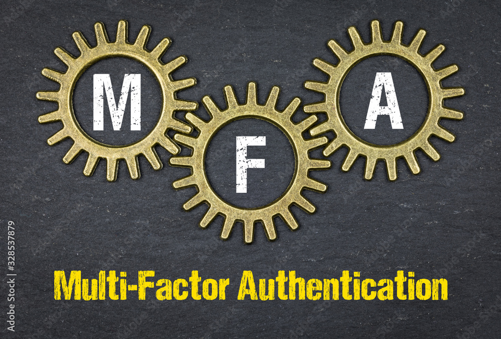 MFA Multi-Factor Authentication Stock Photo | Adobe Stock