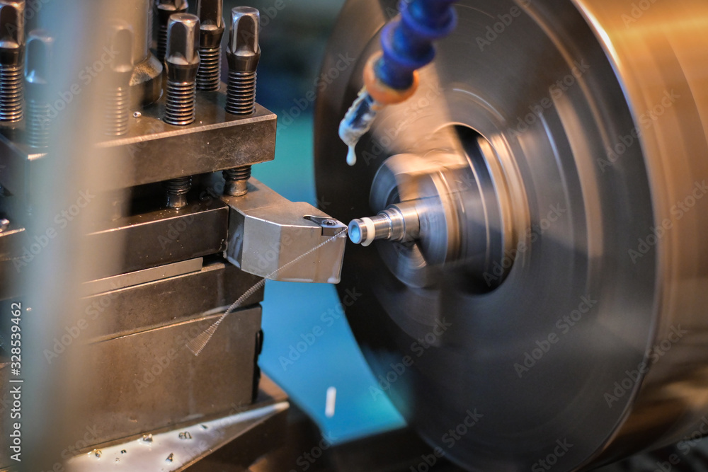 turning machine cutting tool at mechanical metal working fallow up ...