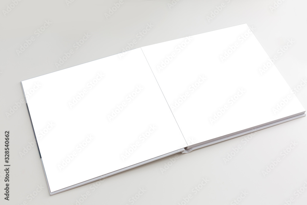 blank photo book white background, Stock Photo | Adobe Stock